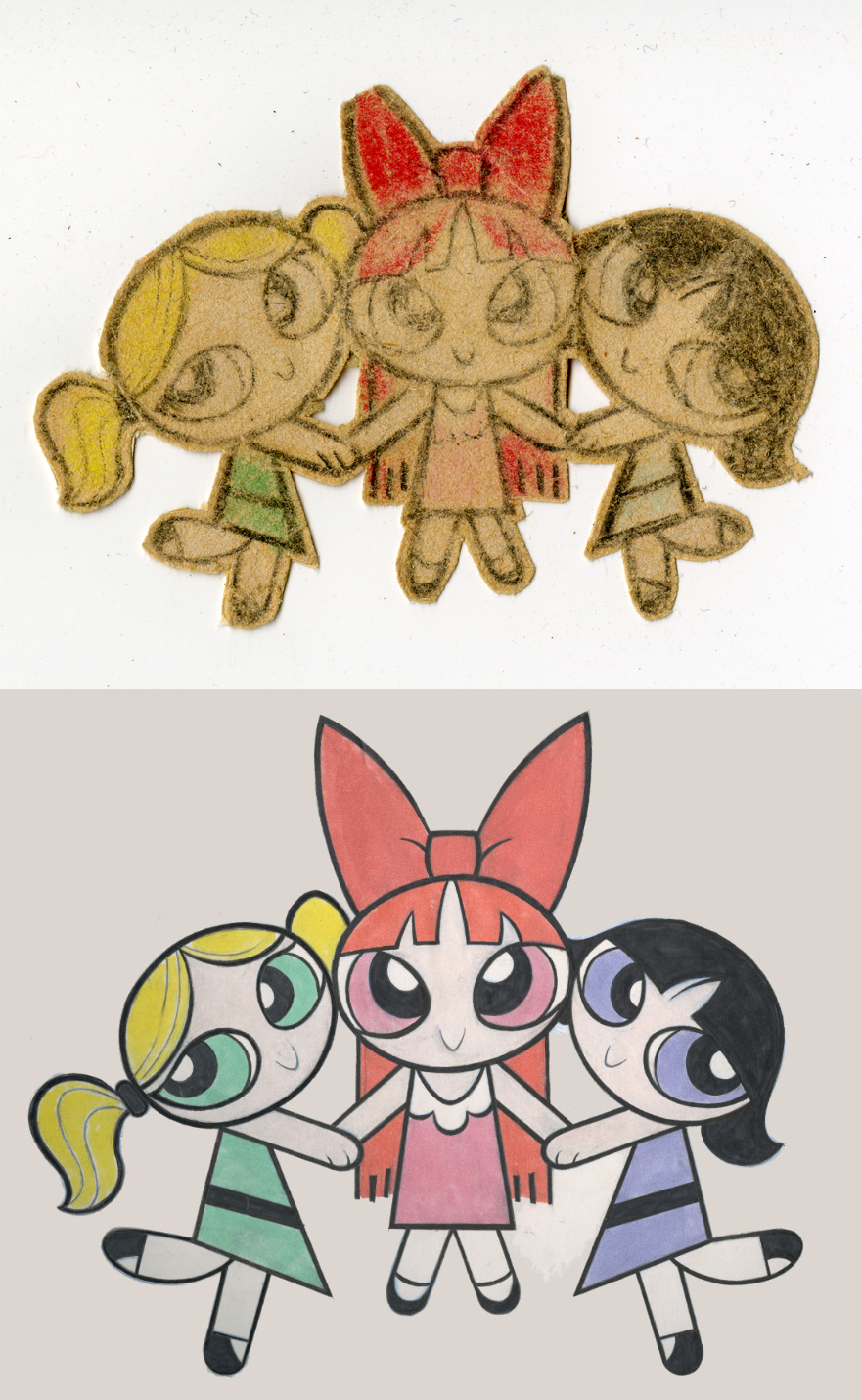 How They Designed the Powerpuff Girls