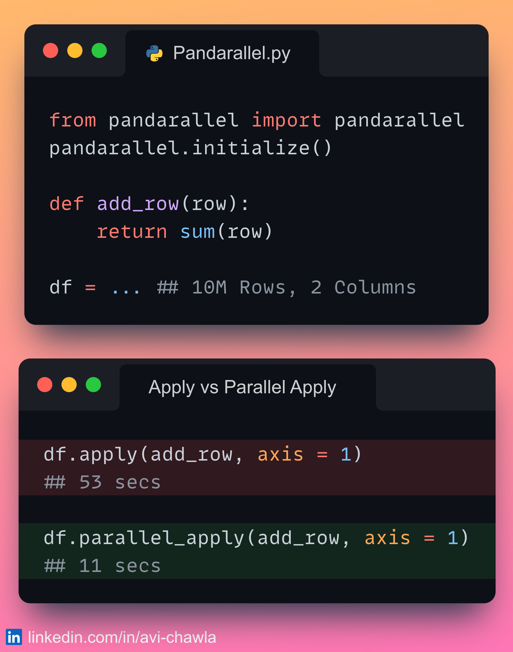 Parallelize Pandas with Pandarallel - by Avi Chawla