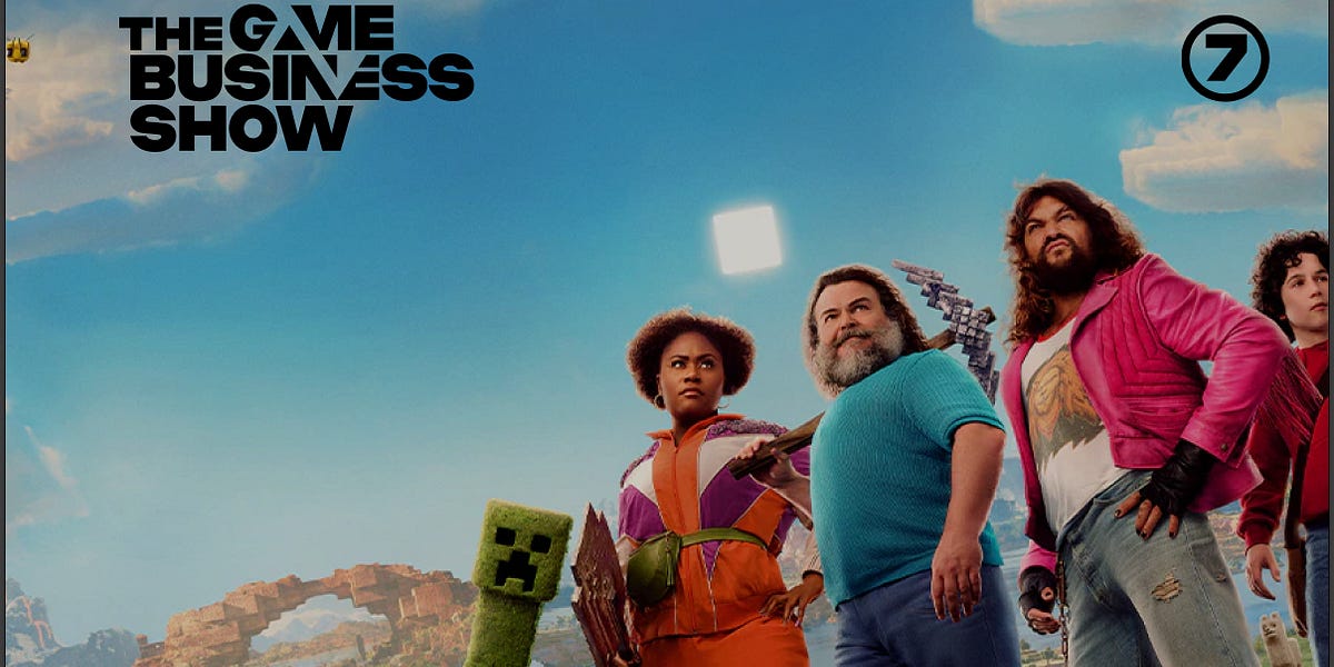 What does the Minecraft movie and Last of Us TV show do to game sales?
