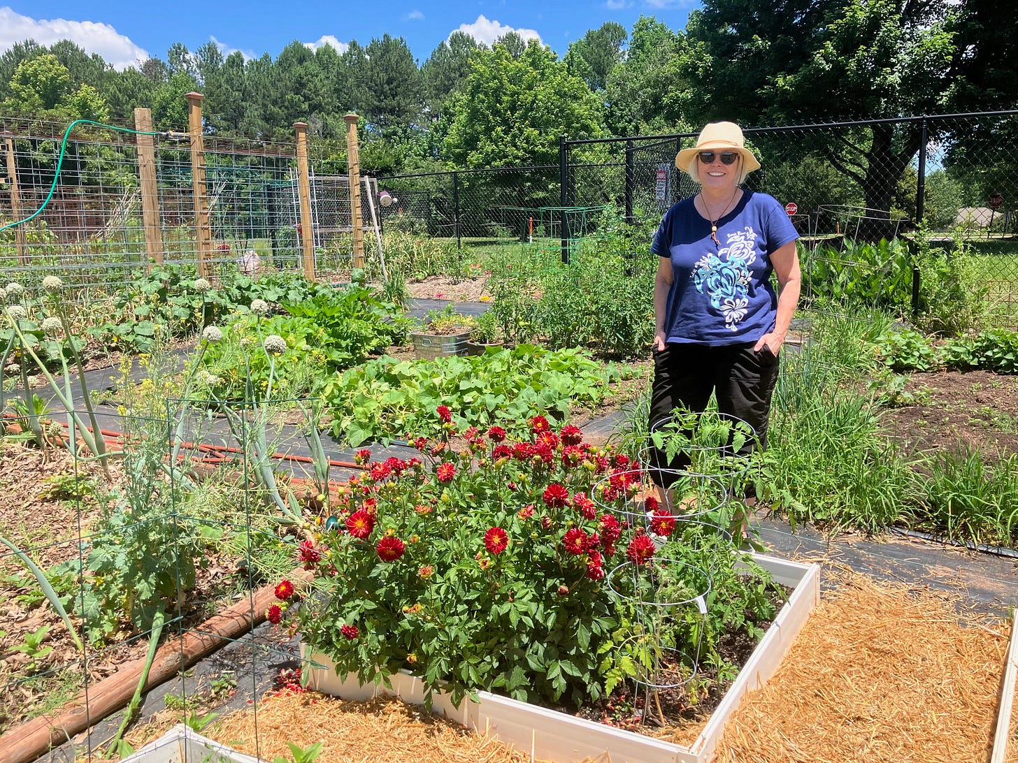 community garden plot size