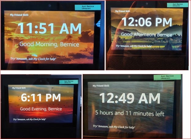 How to make an Amazon Echo Show act as an always-on-clock