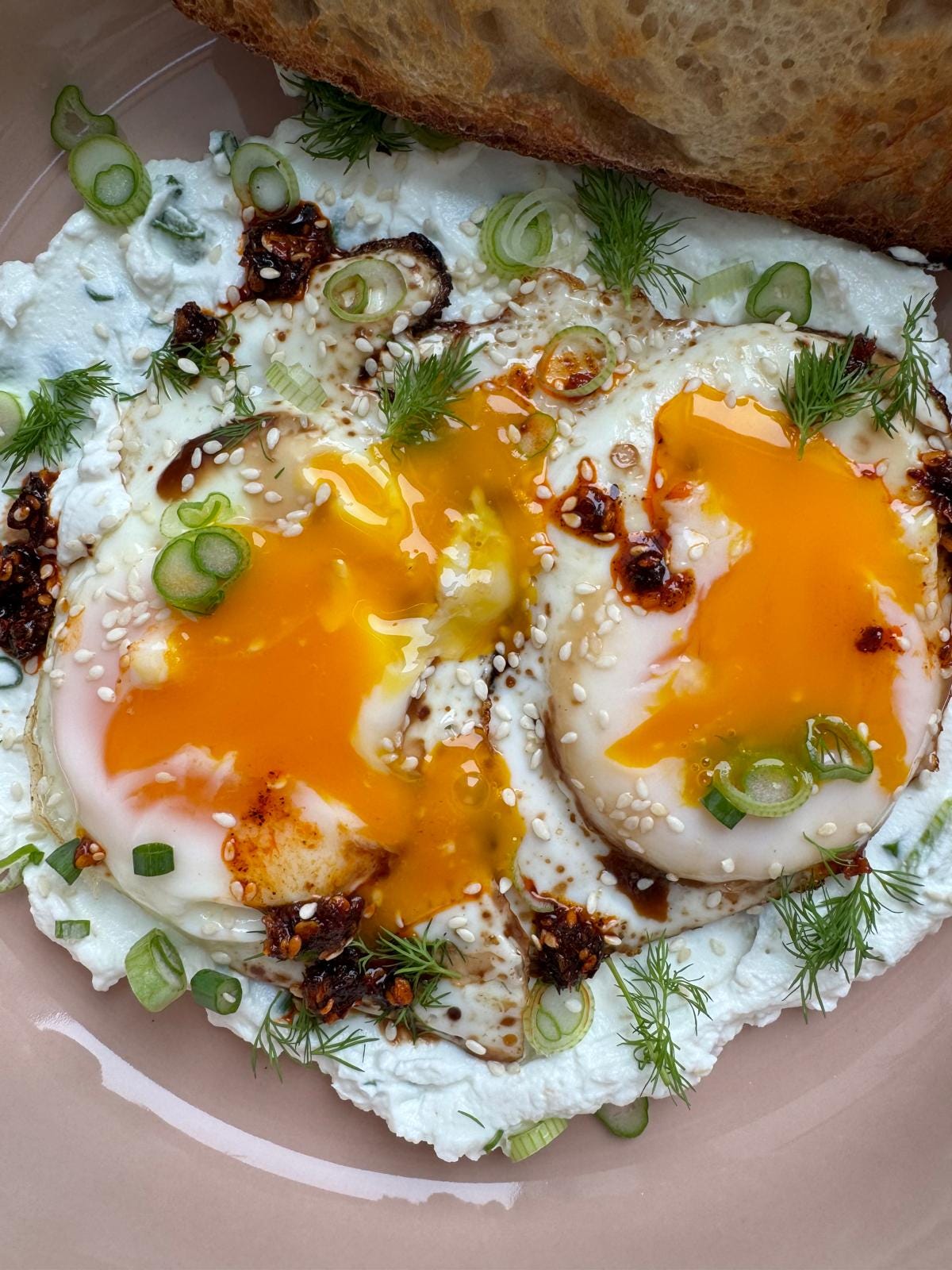 confit egg yolk toast - by Brittany Arnett - RAISE A TOAST