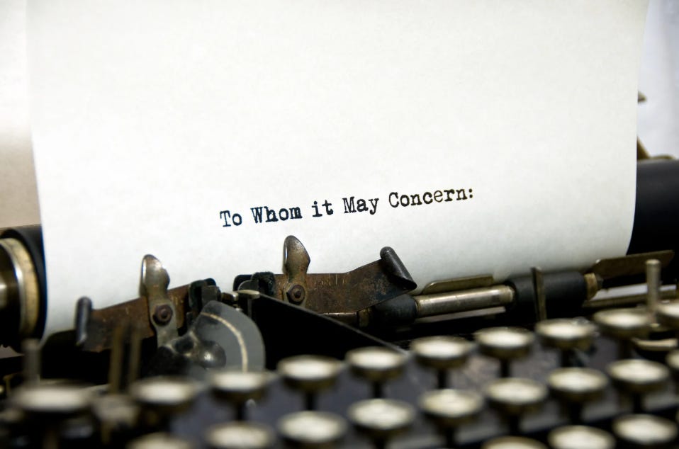 Why I Write Letters