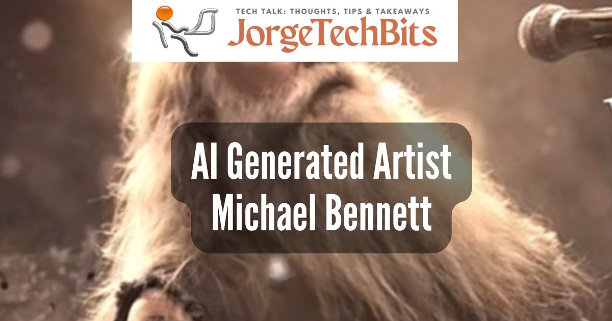 Singer Who is NOT Real: Michael Bennet - by Jorge Pereira