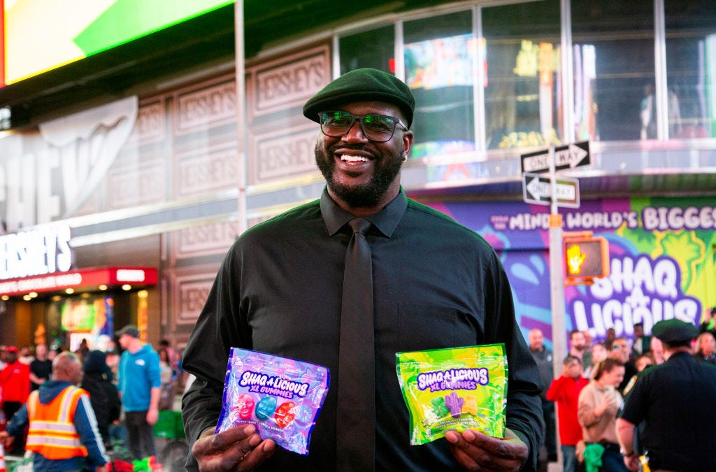 Shaq’s New Candy Is for Grown-Ups Who Still Like to Play With Their Food