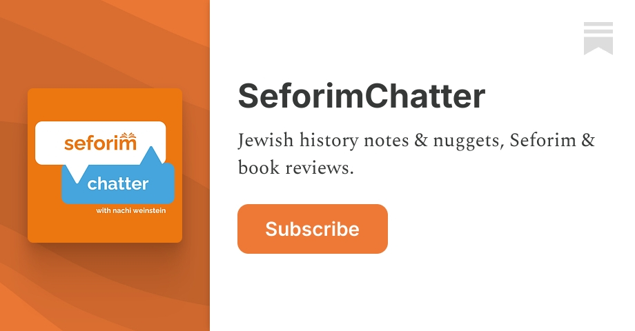 Archive - SeforimChatter