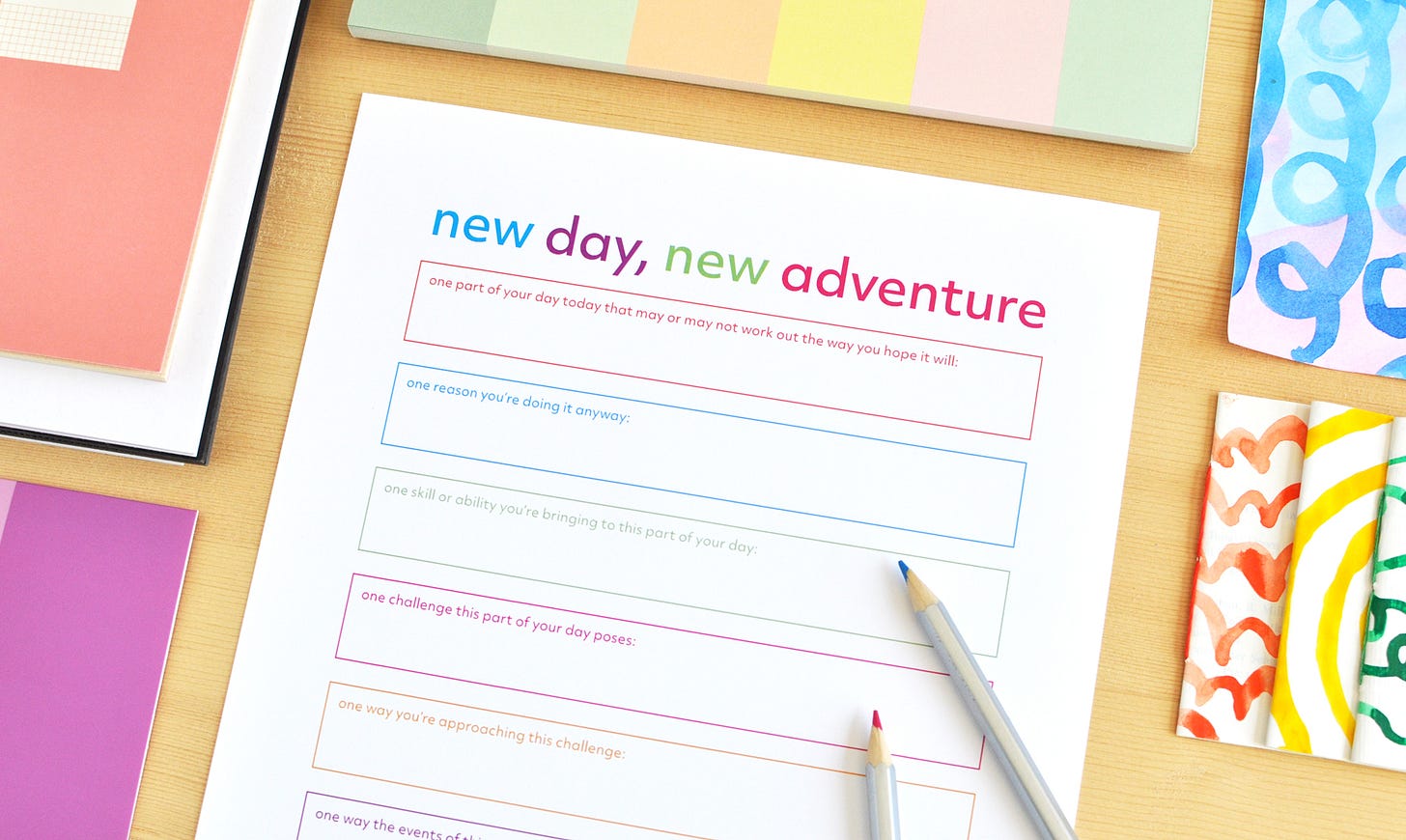 New Day, New Adventure - by Christie Zimmer