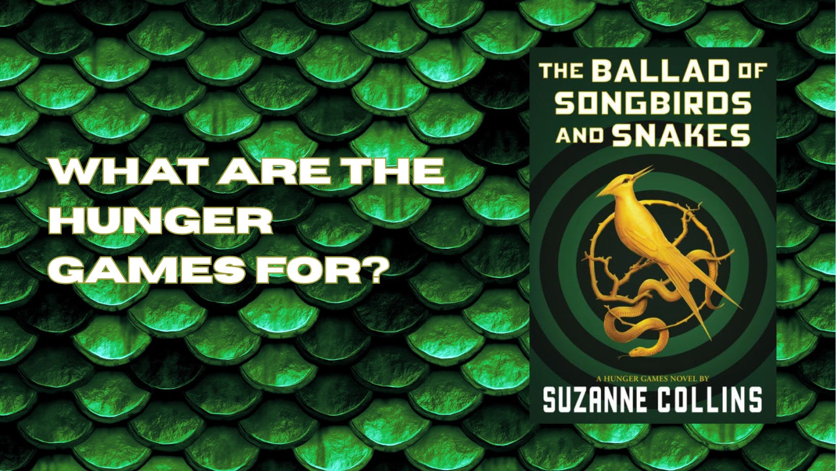 What Are The Hunger Games For? - Resistance Reading