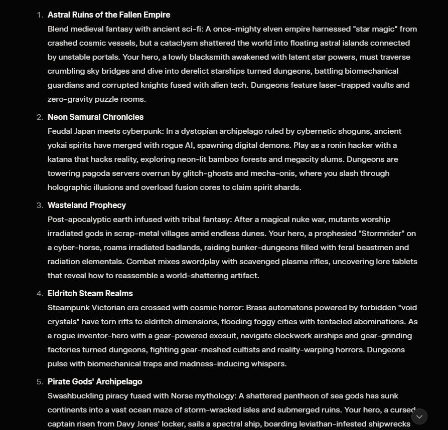 How I Used Grok To Come Up With The Concept For My Next Game