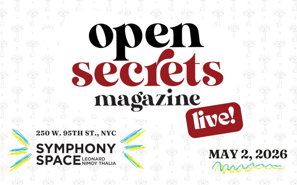 Open Secrets Live 2026 New York Schedule and Tickets
