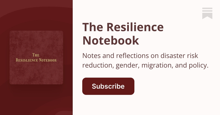The Resilience Notebook | Nourr | Substack