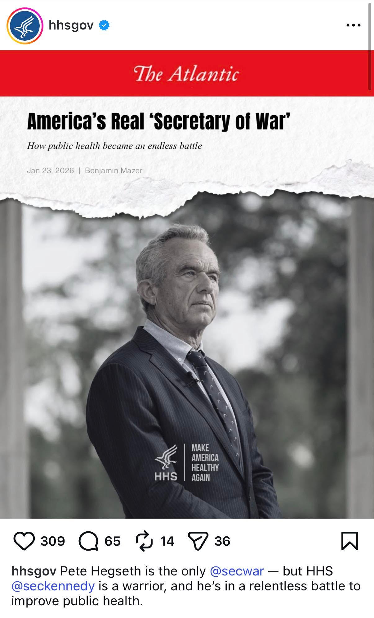 RFK, Jr.'s "weird" war rhetoric
