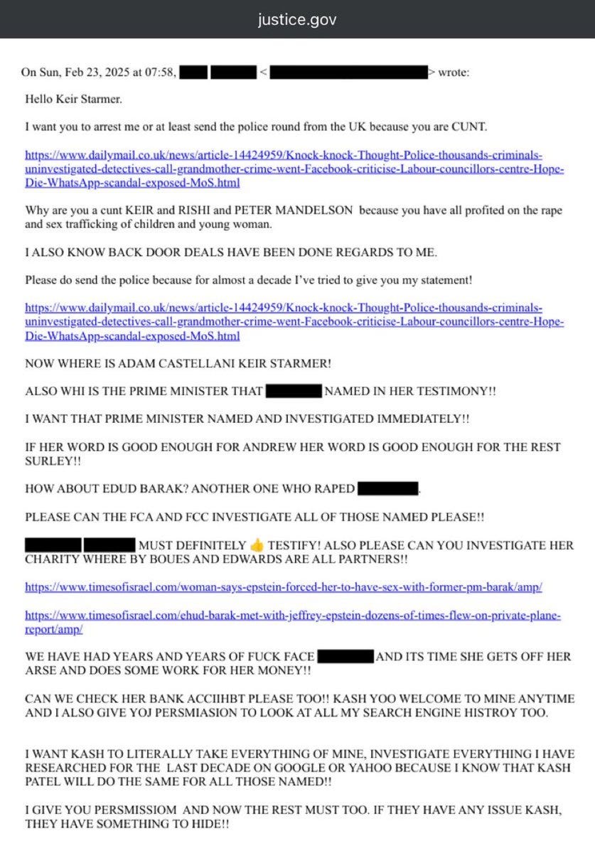 Epstein victim, Sarah Ransome: Starmer profited from the rape and sex ...