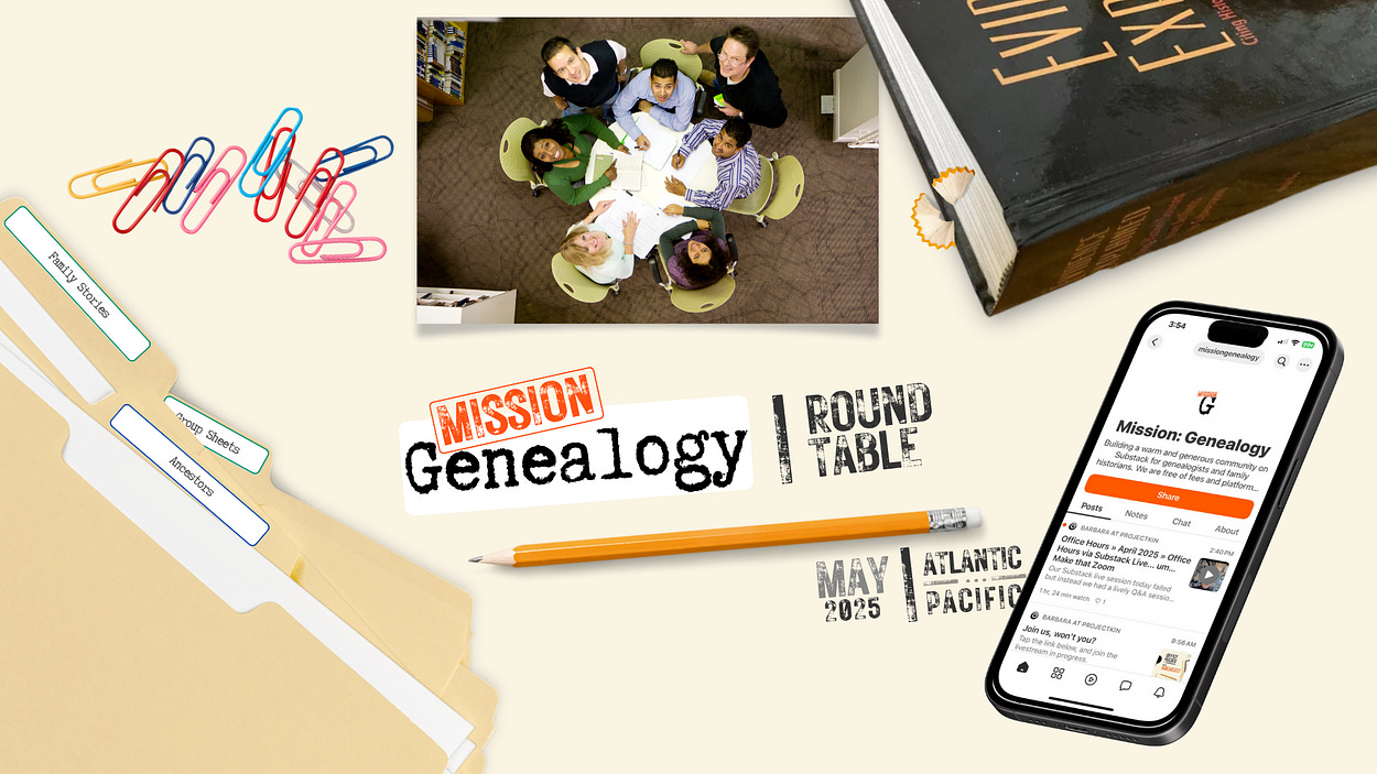 Mission: Genealogy | Substack