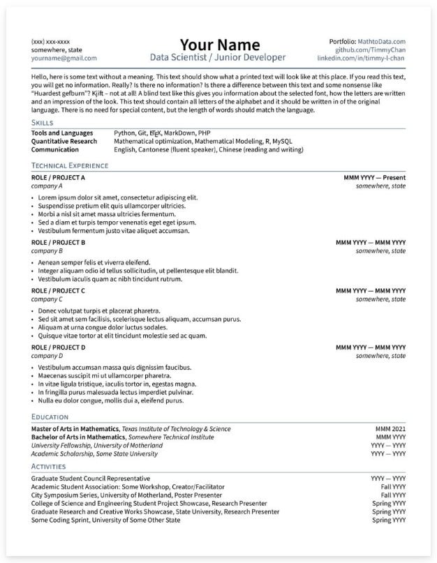 Best FREE ATS Friendly Resume - by Paras Varshney