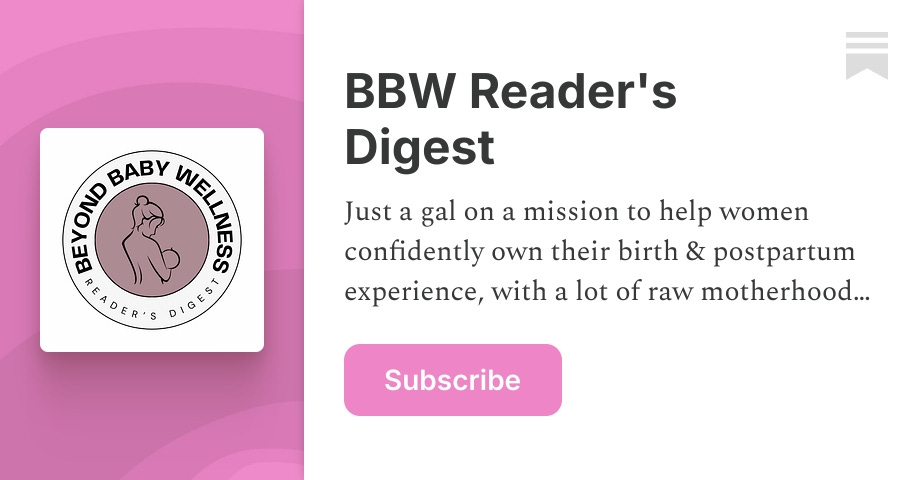 BBW Reader's Digest | Cammie | Substack