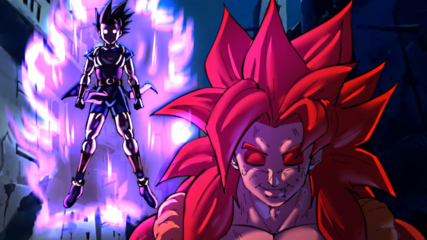 Cabba vs. Super Saiyan 4 Gogeta: The Ultimate Saiyan Showdown