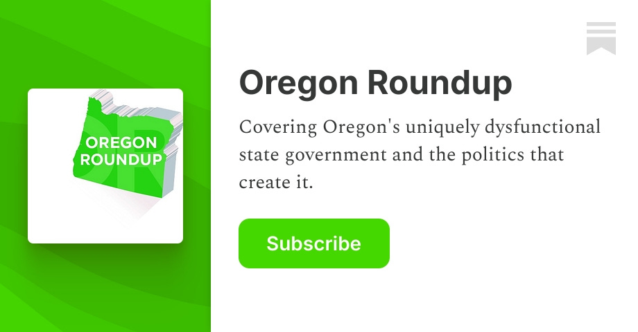 Oregon Roundup | Jeff Eager | Substack