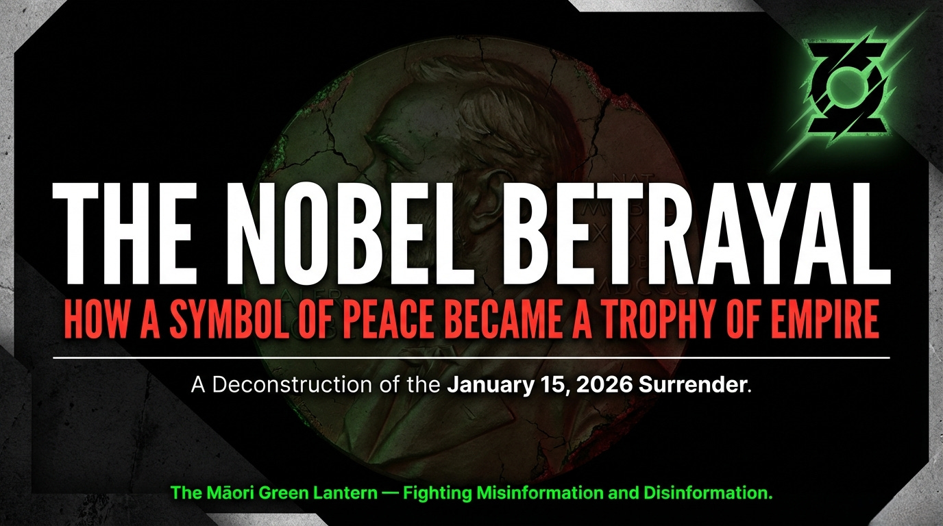 “María Corina Machado’s Nobel Betrayal” - 16 January 2026