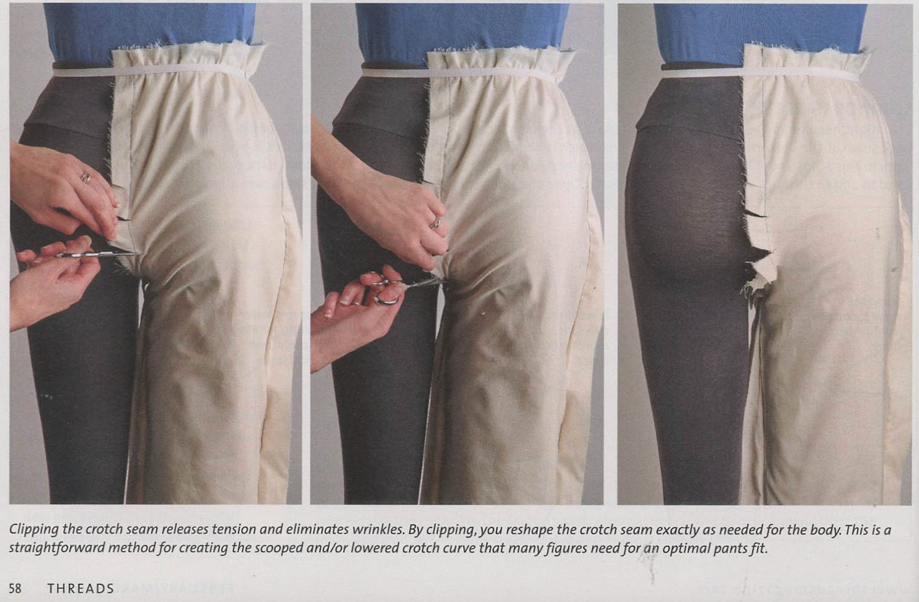 Fitting the crotch seam - by Ithaca Maven
