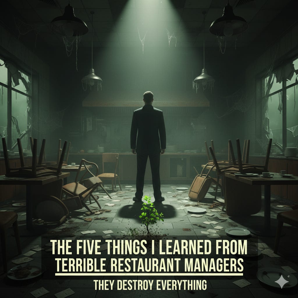 The Five Things I Learned From Terrible Restaurant Managers