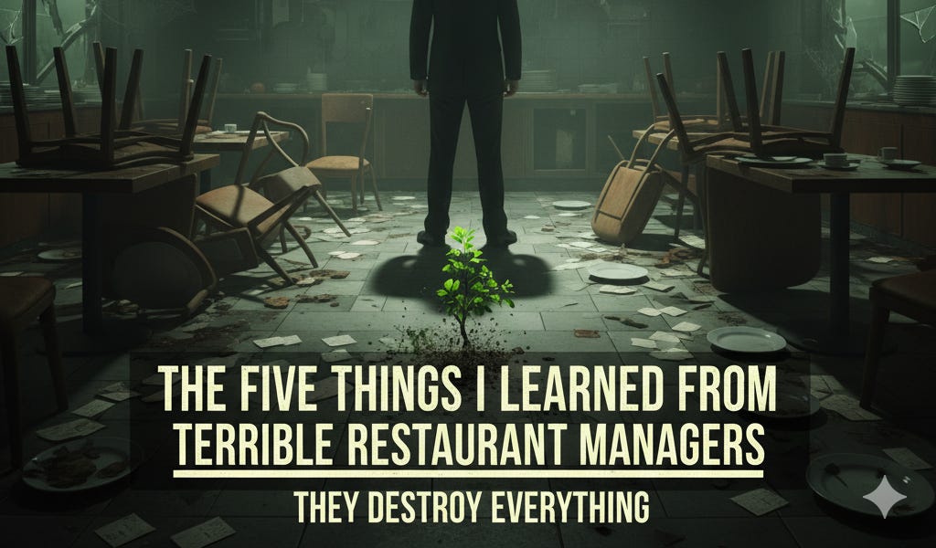 The Five Things I Learned From Terrible Restaurant Managers