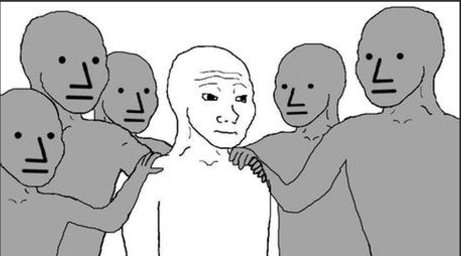 npc wojak / "high agency" - by Aidan Walker