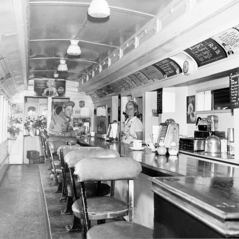 The Trolley Diner, Langford - by Sue Harper