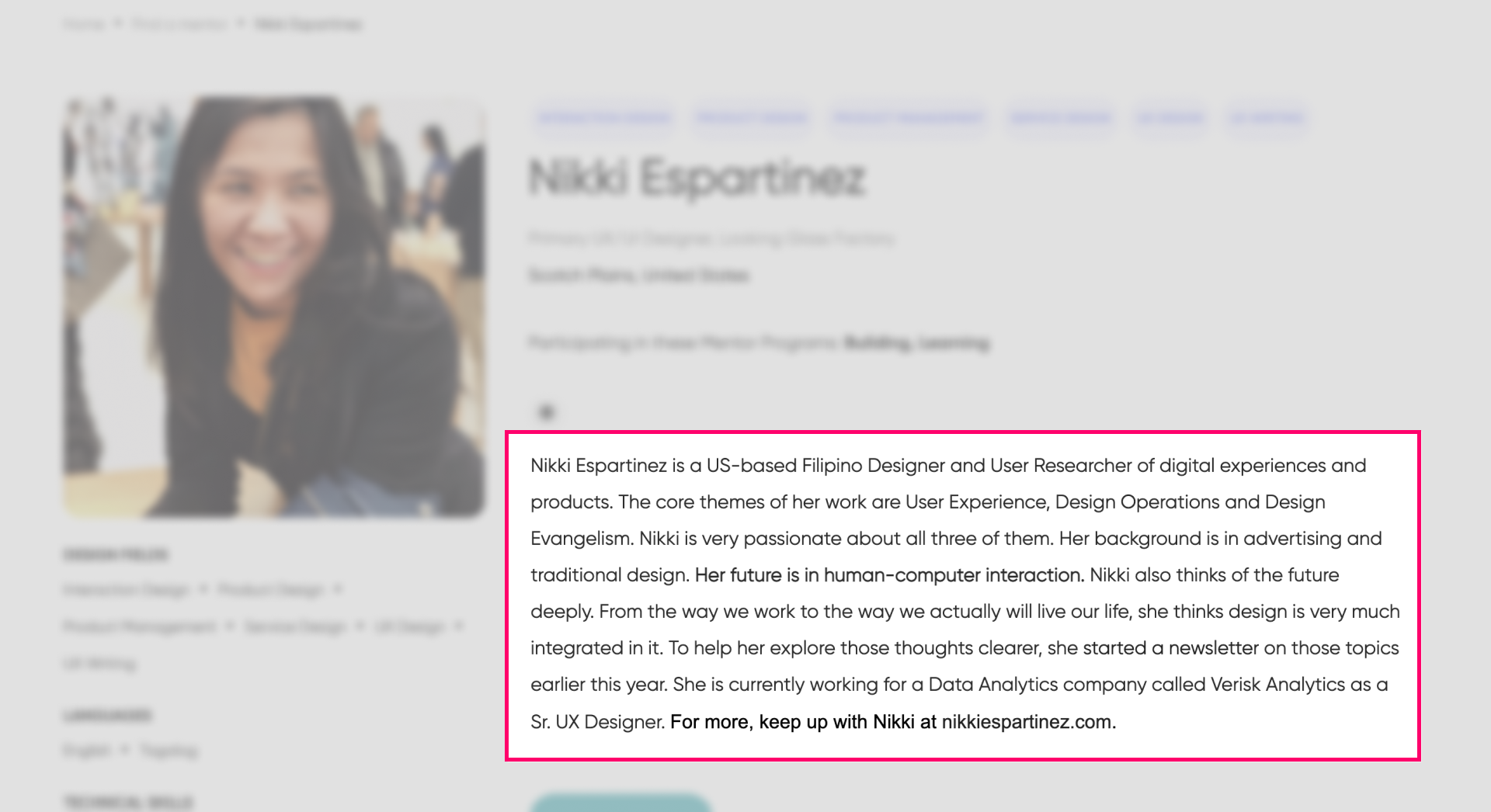 #30: How to Design a Bio, Part 1 - by nikki espartinez