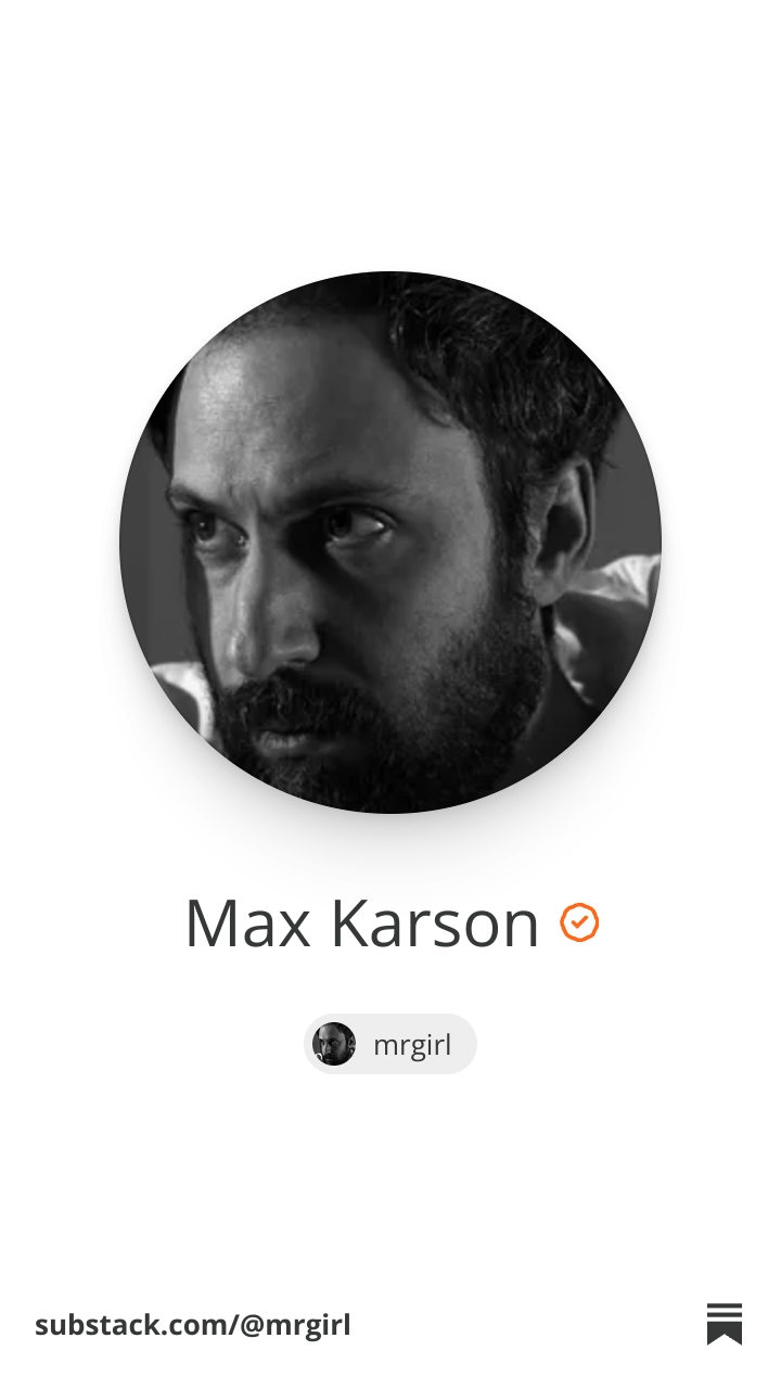 Max Karson | Substack