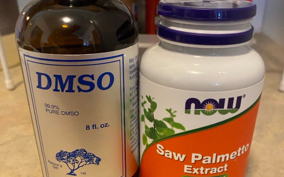 How I use DMSO and Saw Palmetto Extract for my BPH/Enlarged Prostate