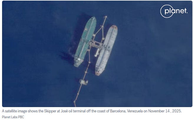 Satellite Images Suggest Seized Venezuelan Oil Tanker 'deliberately ...