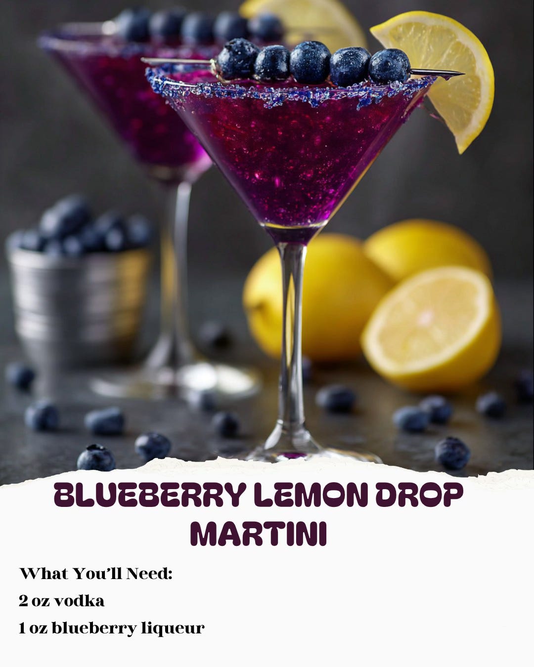 The "Purple Reign" Martini: Sweet, Tangy, and the Easiest Showstopper ...