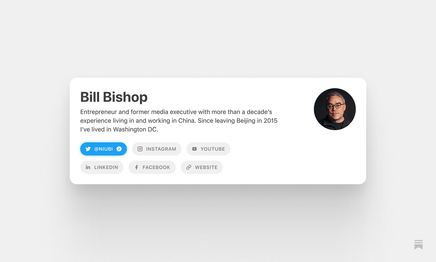Update your Substack profile with social links
