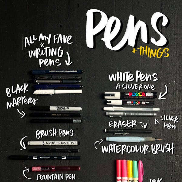 Inside my Pen Bag! - by Tracy Benjamin