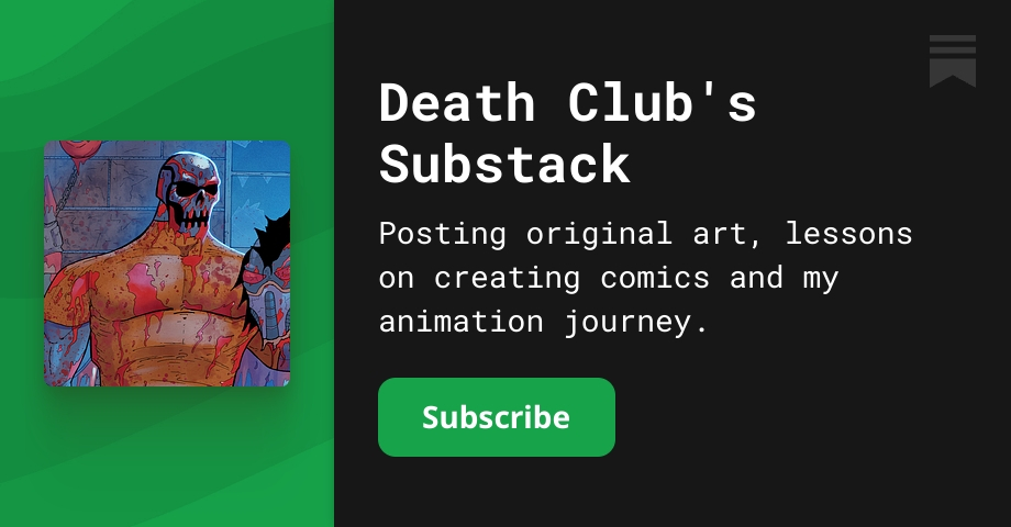 Death Club's Substack | Death Club Comics | Substack