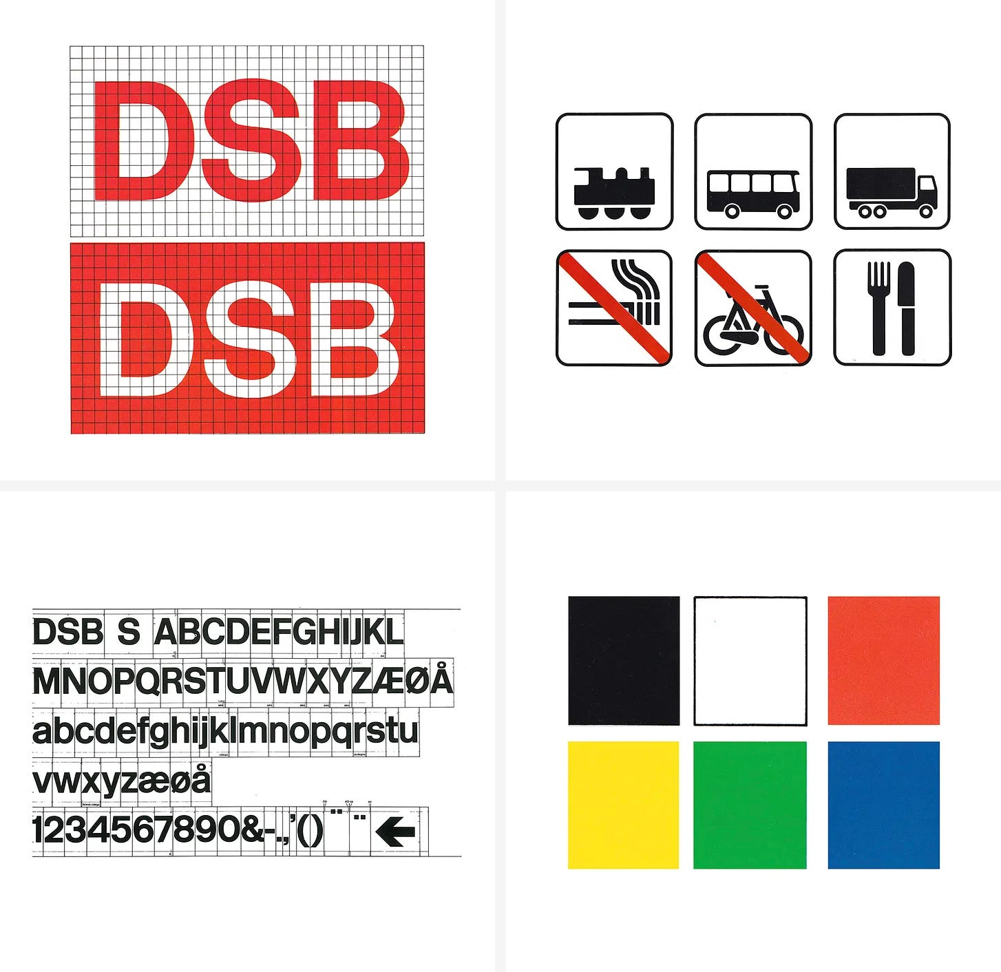 DSB Logo, 1972 - by Richard Baird - Logo Histories