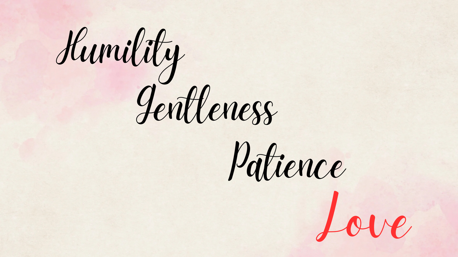 Be completely humble and gentle - by Steve Sande