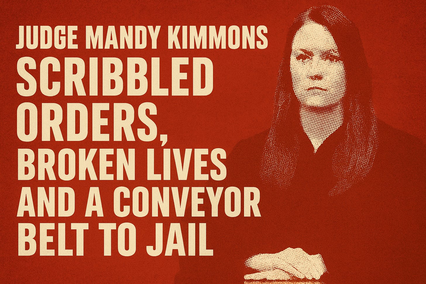 Judge Mandy Kimmons: Scribbled Orders, Broken Lives, and a Conveyor ...