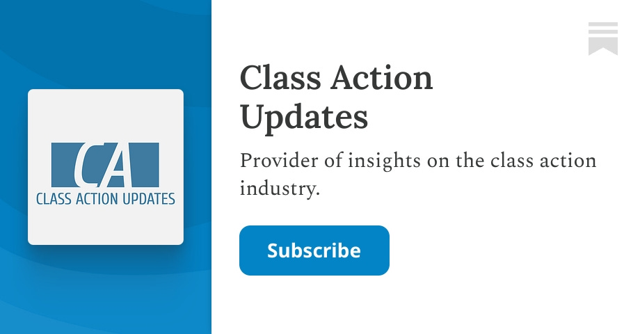 Awards - Class Action Updates