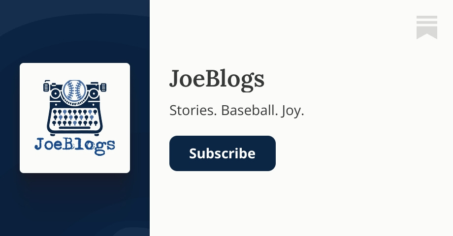 Why We Love Baseball (a list) - by Joe Posnanski - JoeBlogs
