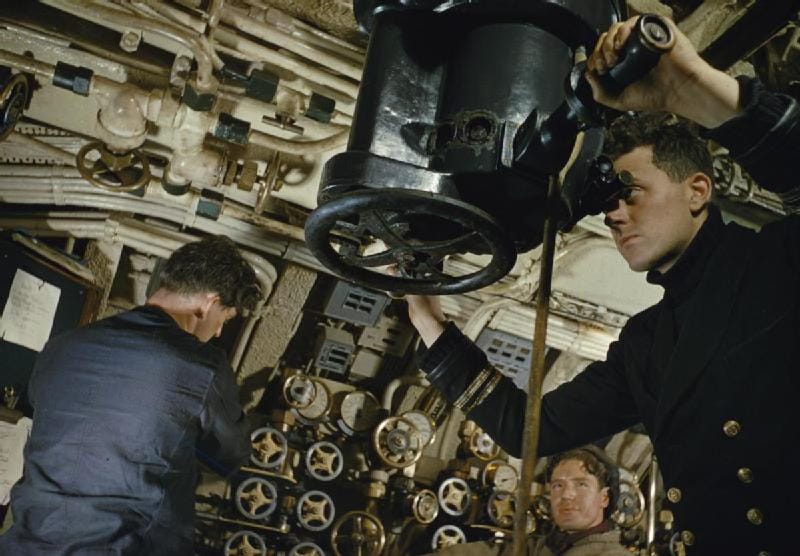 HMS Thunderbolt in action - by Martin Cherrett