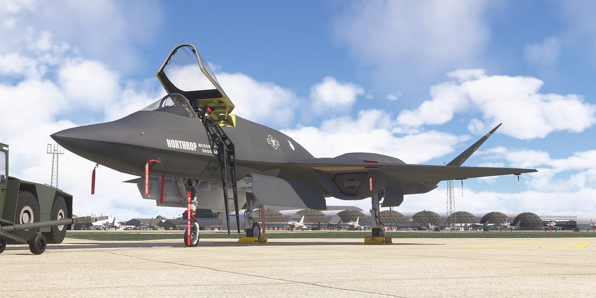 Flight Simulator 2024 Top Mach Studios Northrop YF-23A Startup Procedure