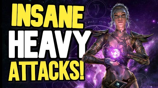ESO Heavy Attack Build Guide (2025): Hit 100K+ DPS Easily