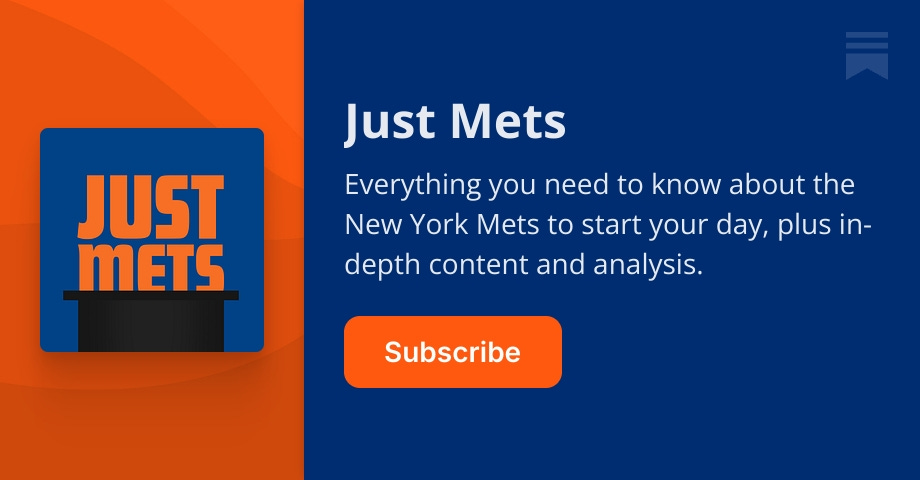 Just Mets | Michael Baron | Substack