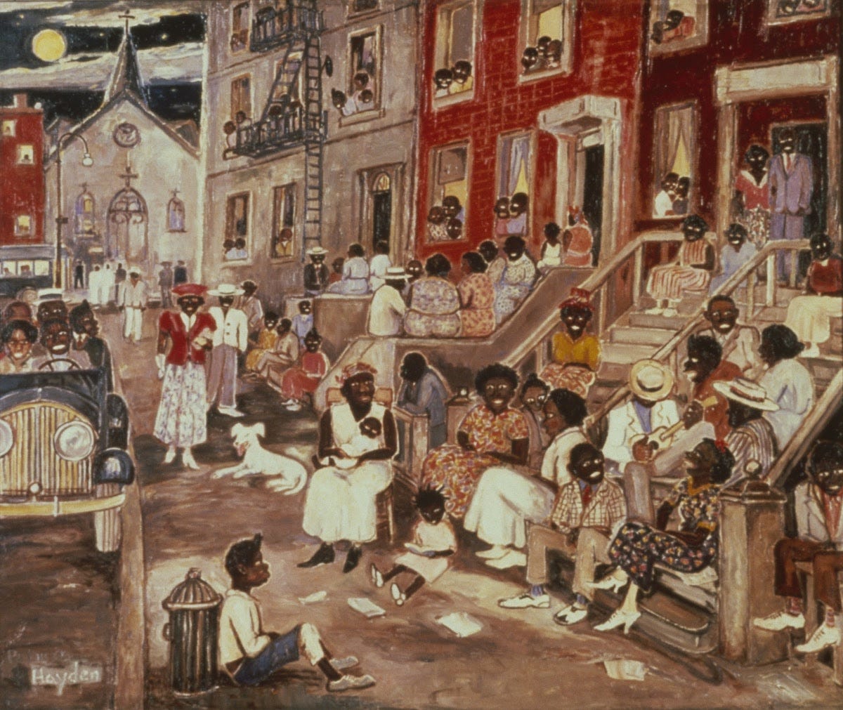 Palmer Hayden - Midsummer Night in Harlem, 1938