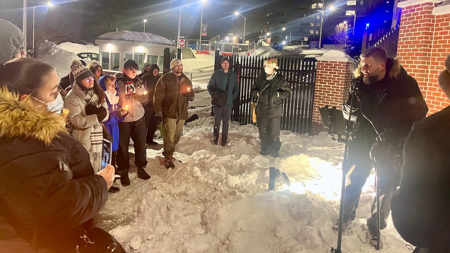 A Candlelight Vigil for the victims of ICE violence at the Providence ...