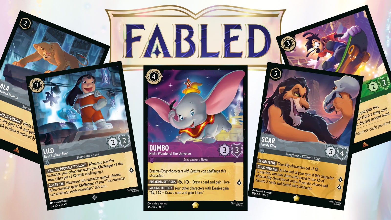 The Top 10 Playable Singles from Disney Lorcana's Fabled