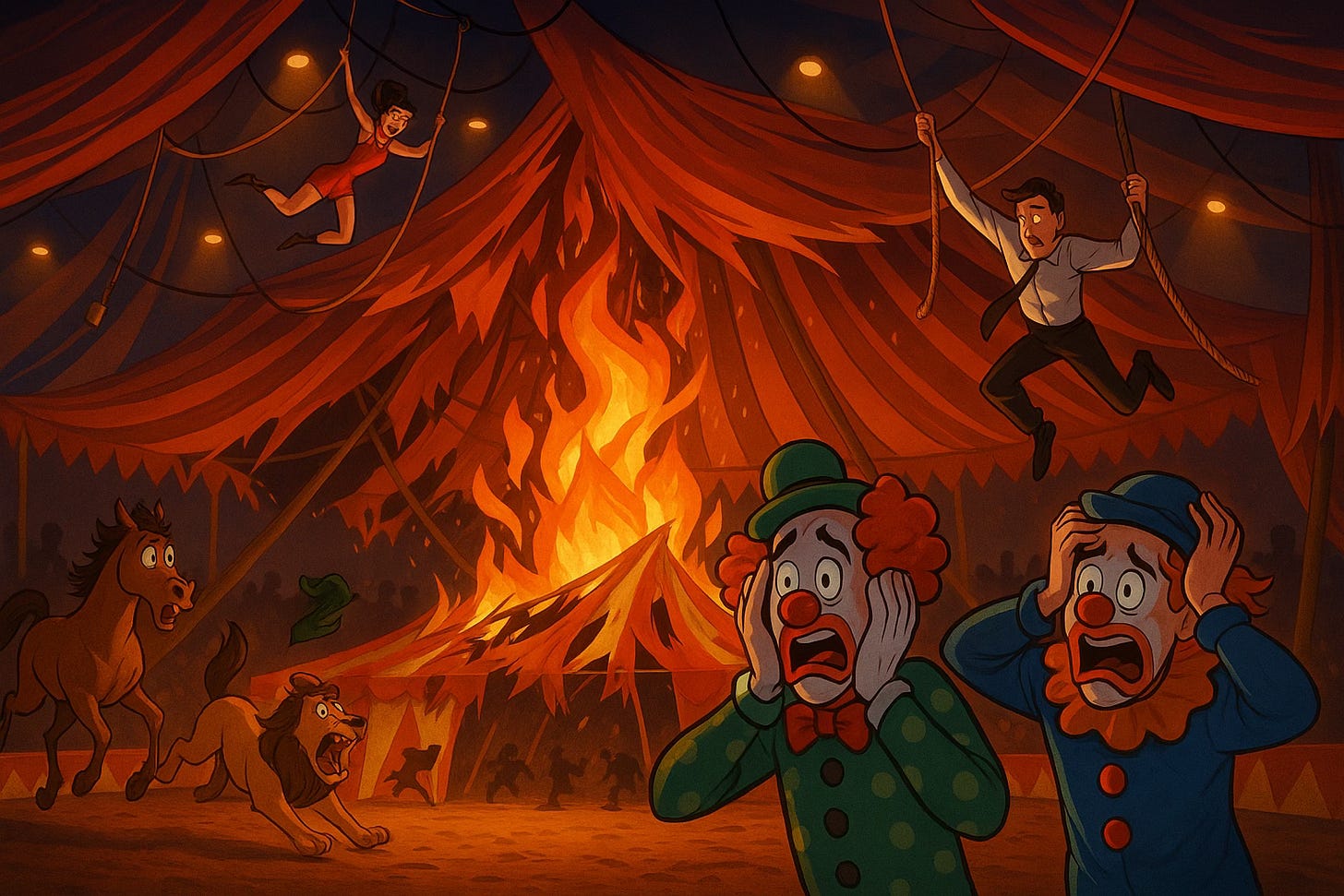 The circus of change: Rational plans, irrational results