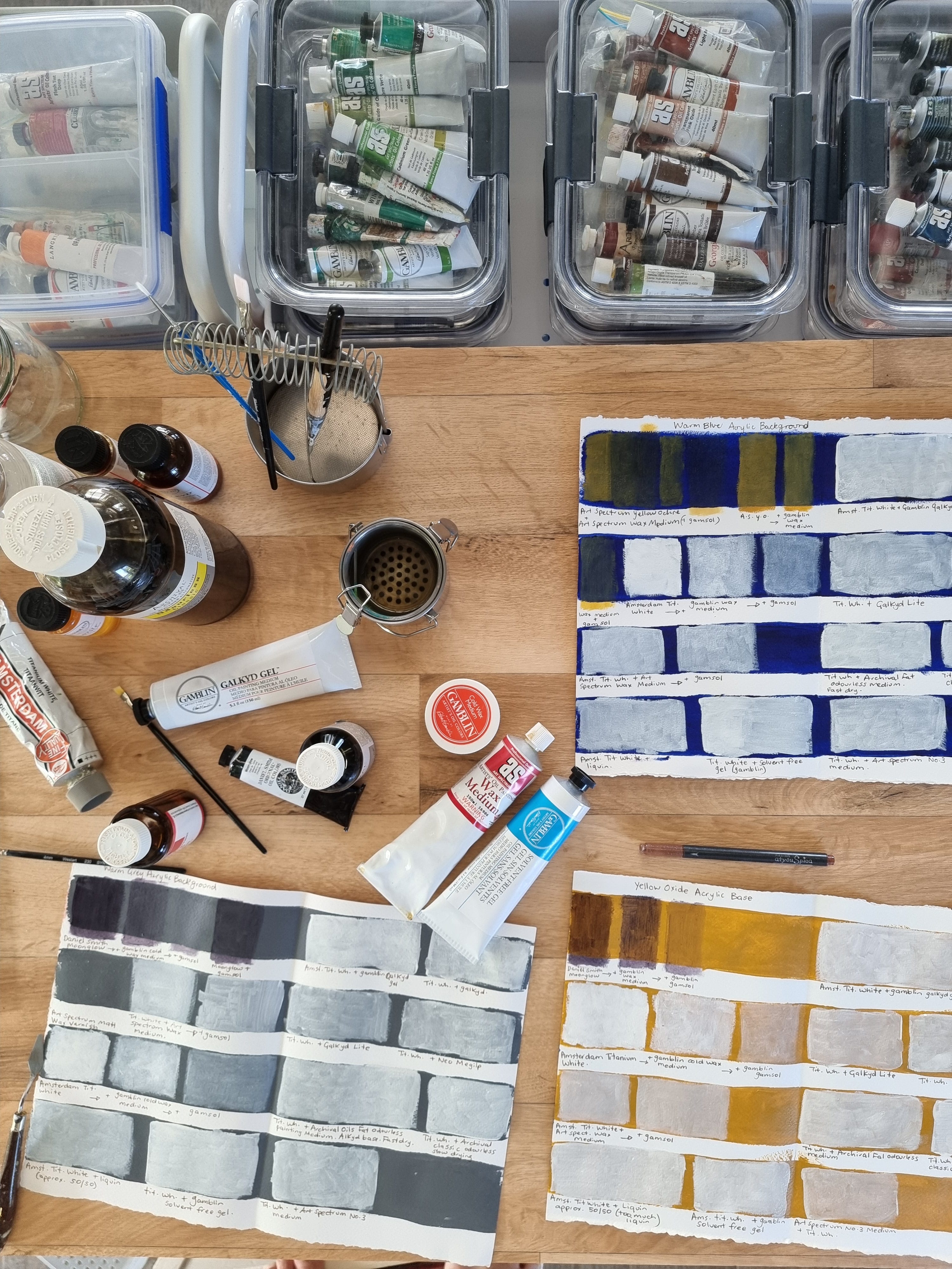 Playing with Oil Paint - by Sam Ashley - Studio Diaries